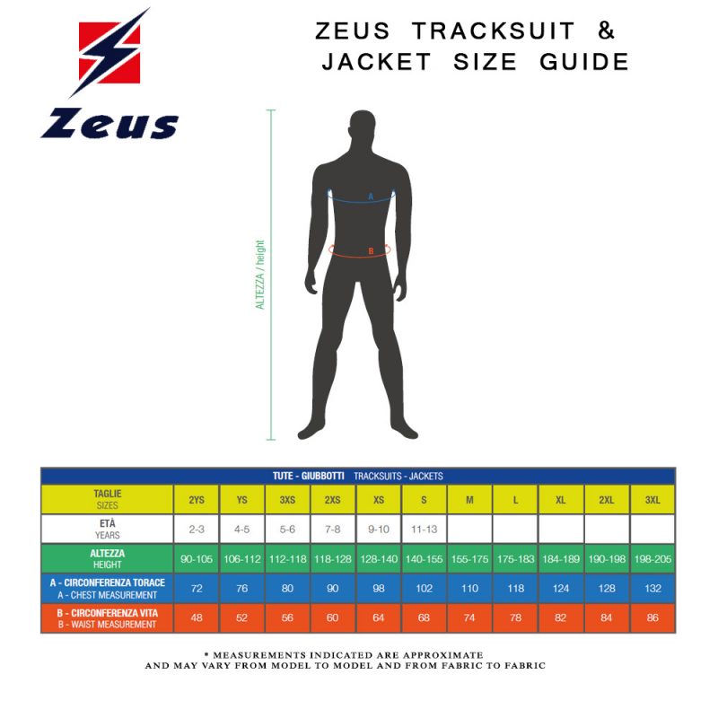 Zeus Olympia Tracksuit - AD Teamwear - Zeus UK